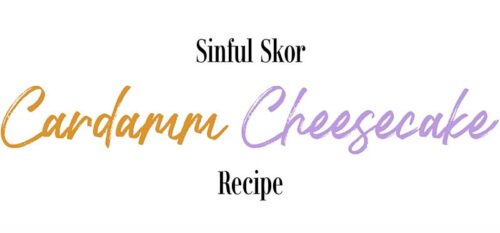 Sinful Skor Cardamom Cheesecake Recipe - TurmericMeCrazy