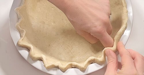 How to Make a Fluted Pie Crust