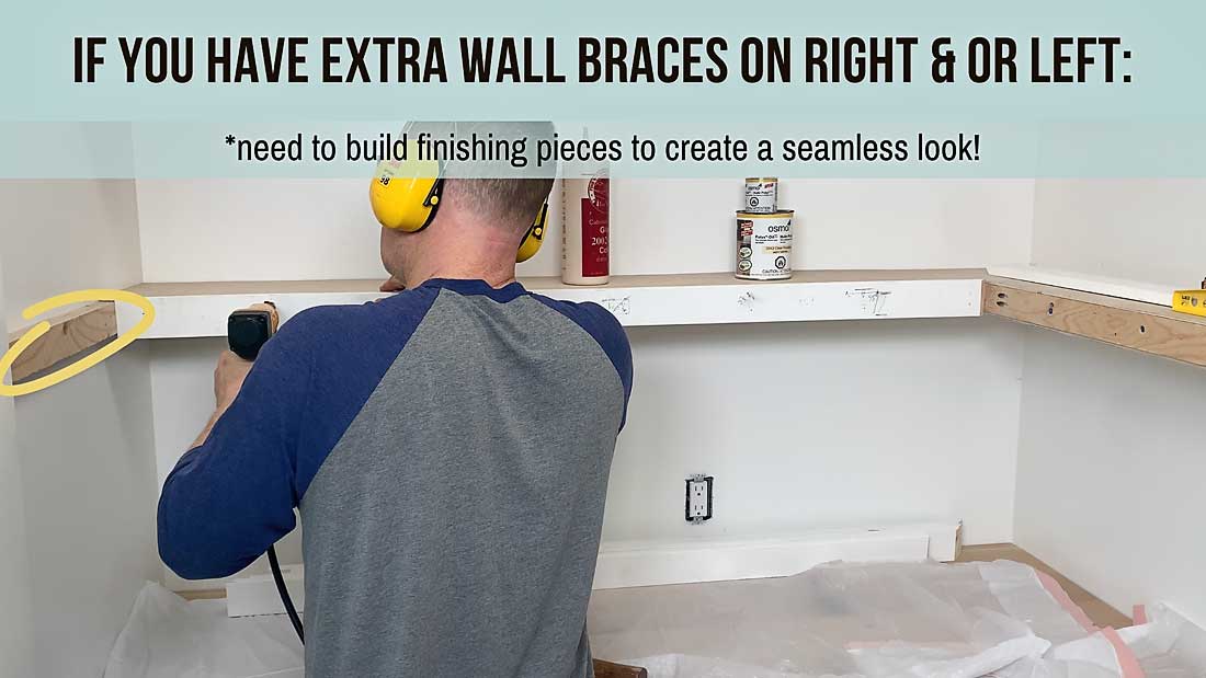 How to Build Floating Shelves - TurmericMeCrazy
