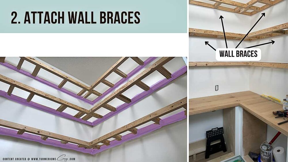 How to Build Floating Shelves - TurmericMeCrazy