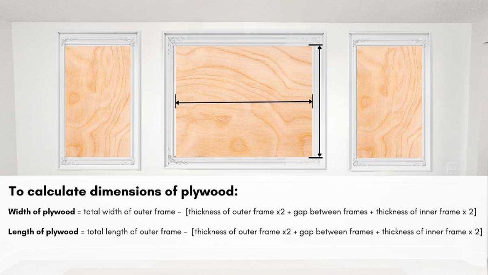 How to make French Inspired Wall Panels - TurmericMeCrazy